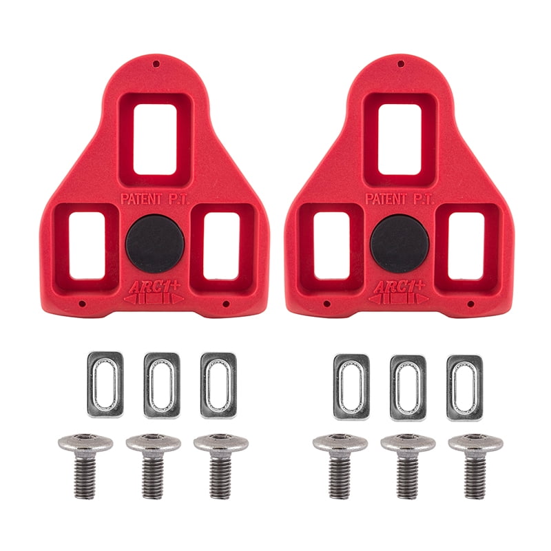 Exustar ARC 1 Look Delta Cleats, 9 Degree Red - Walmart.com