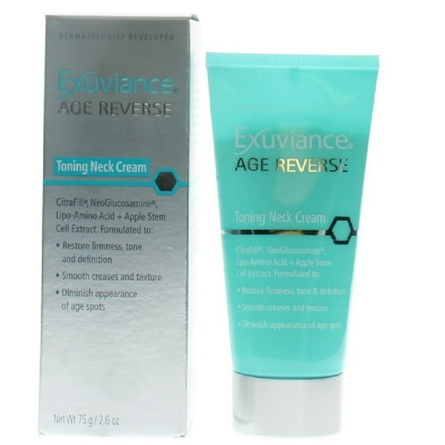Exuviance Age Reverse Toning Neck Cream, Firming & Exfoliating, 2.6oz ...