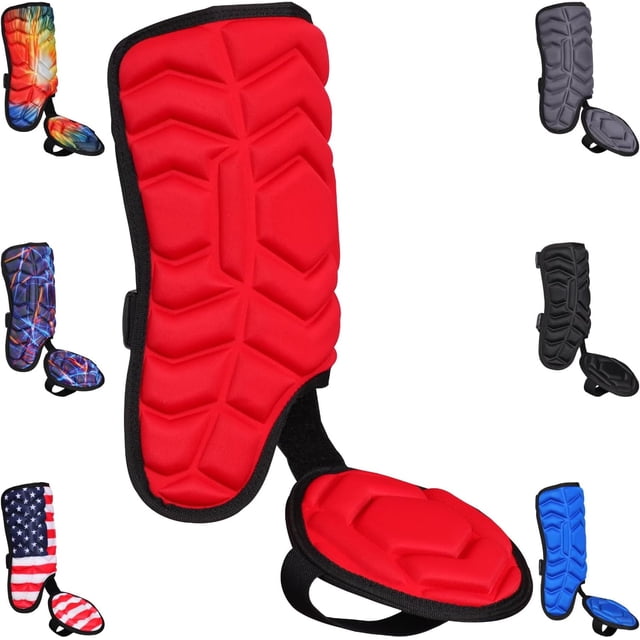 Exxact Sports Batter's Baseball Leg Guard with Adjustable Straps, Shin ...