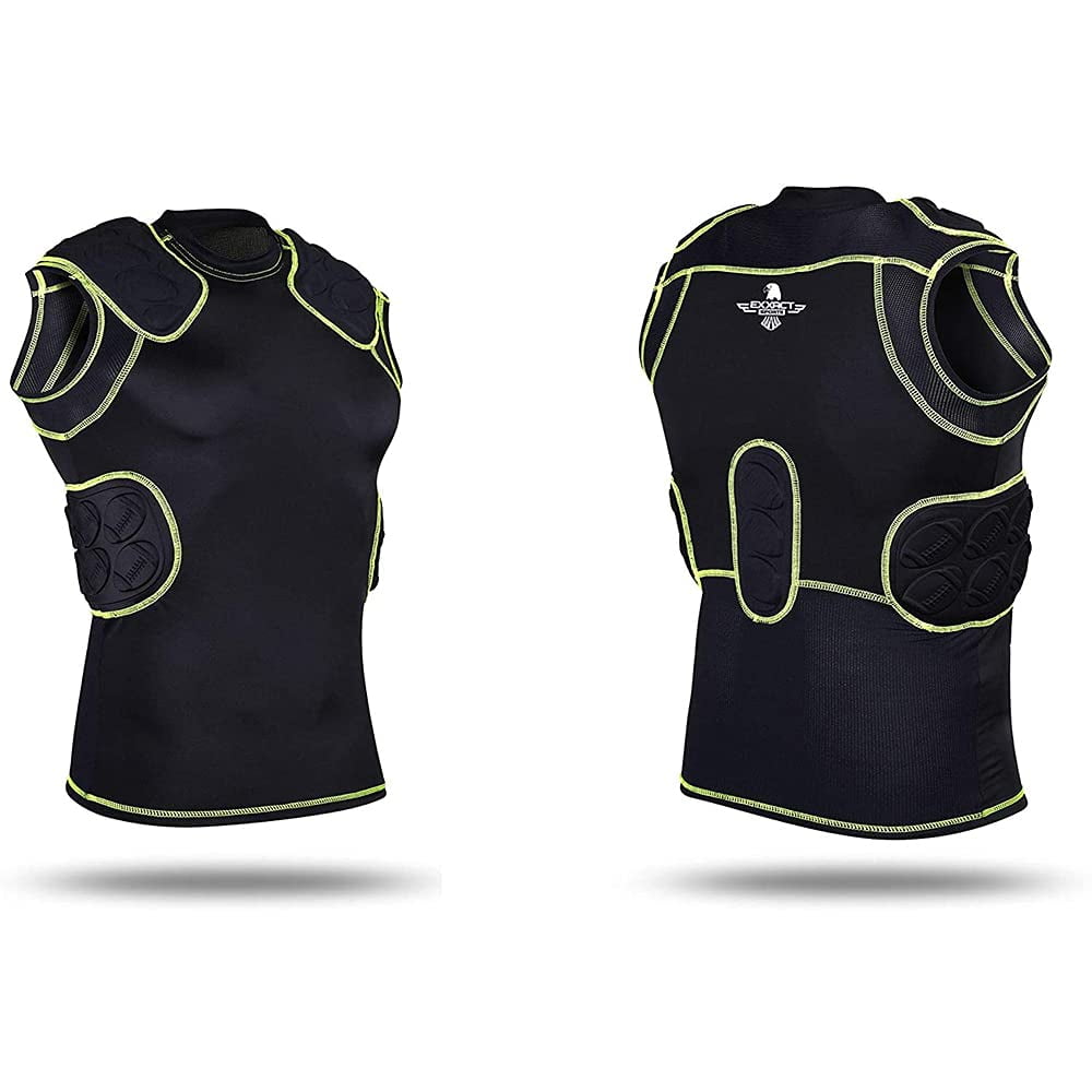Exxact Sports"Defender 5 Pads Football Shirt/Jersey with Integrated ...