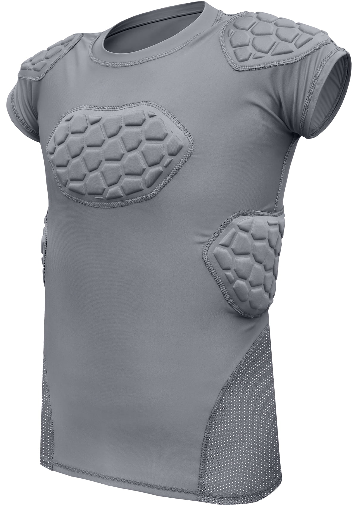 Exxact Sports Elite 6-Pad Adult Padded Football Shirt with Chest ...