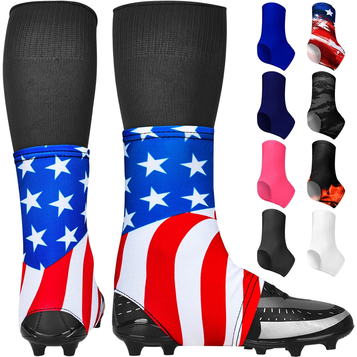 Exxact Sports Spats Football Cleat Covers - Keep Your Laces Tied and ...
