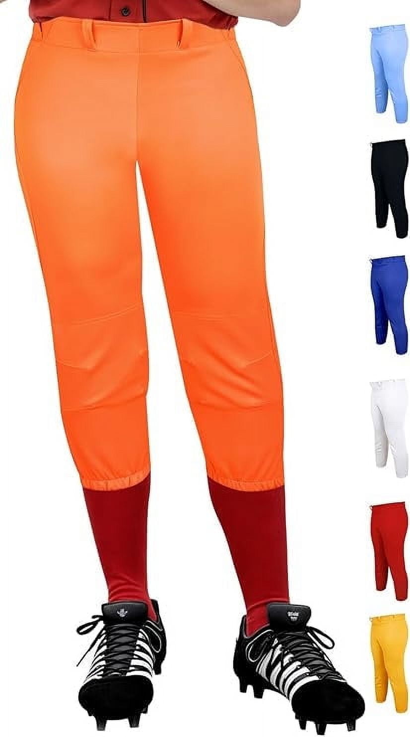 Exxact Sports Girls Softball Pants Knicker/Yoga Style Knee Length, 4 ...