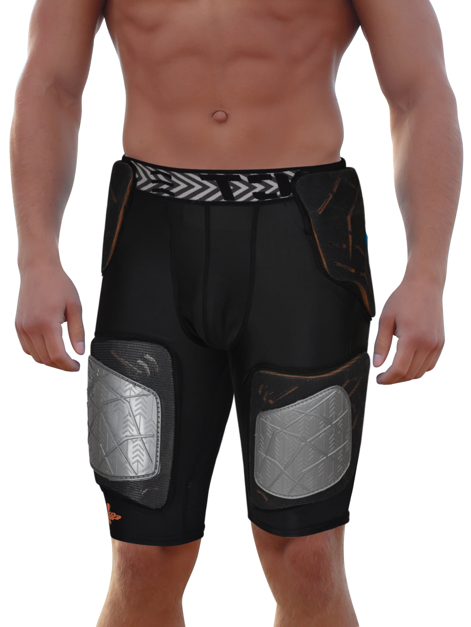 Exxact Sports Gladiator 5-Pad Adult Football Girdle for Men with ...
