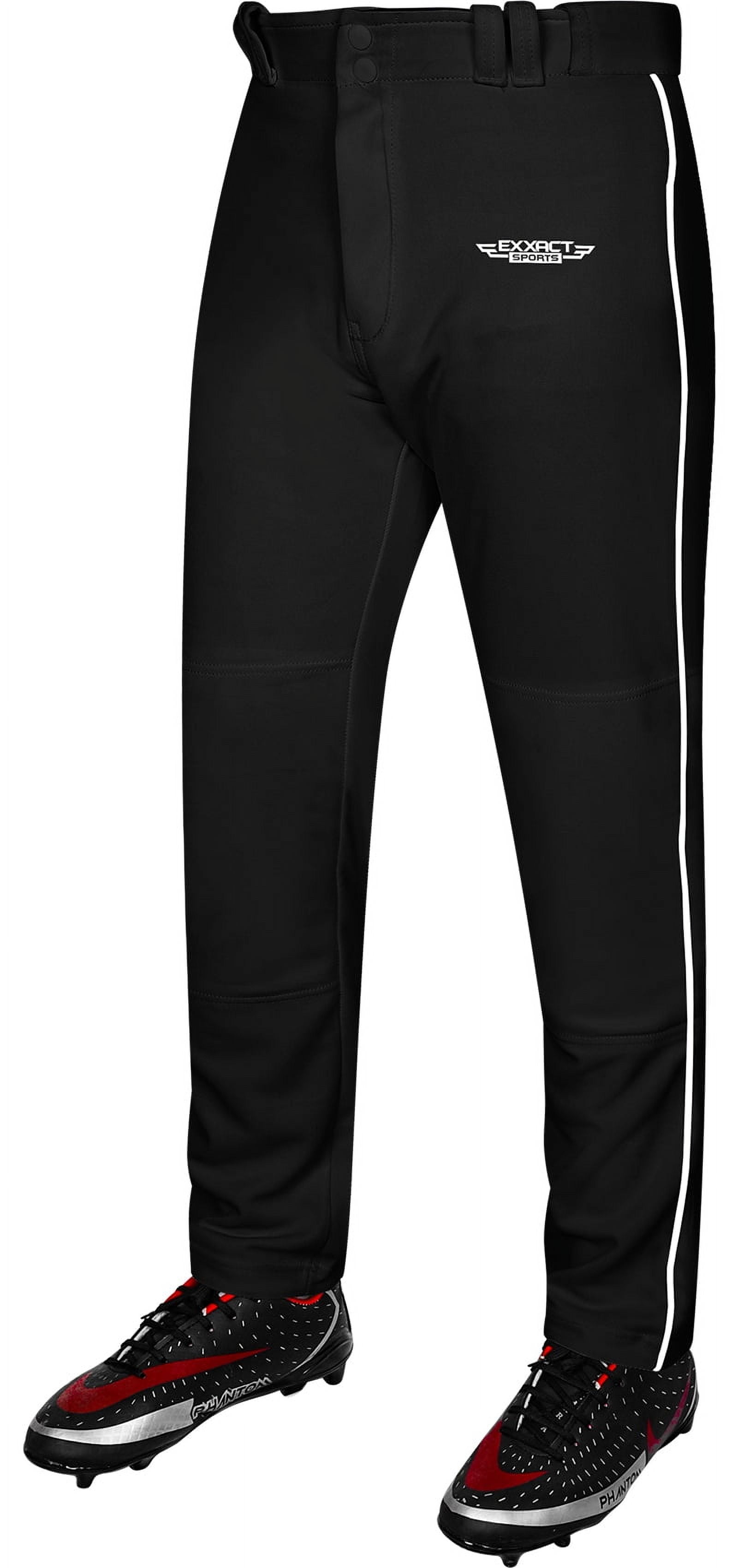 Exxact Sports Home Run Men's Baseball Pants with Piping - Full-Length ...