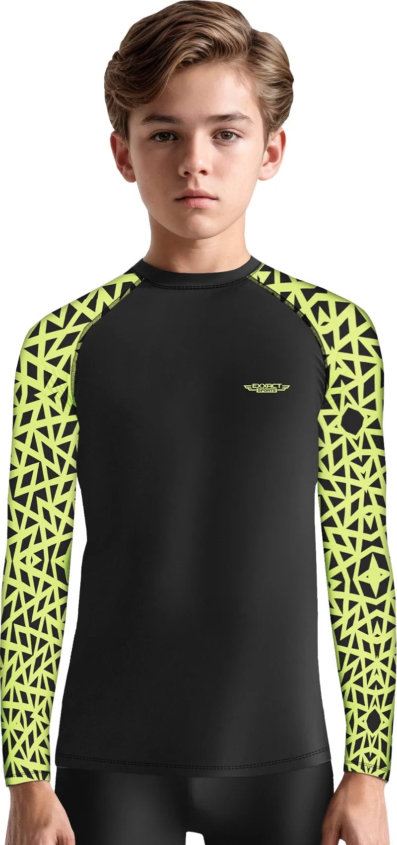 Exxact Sports Kids BJJ Rash Guard Long Sleeve Sublimated, Ranked ...