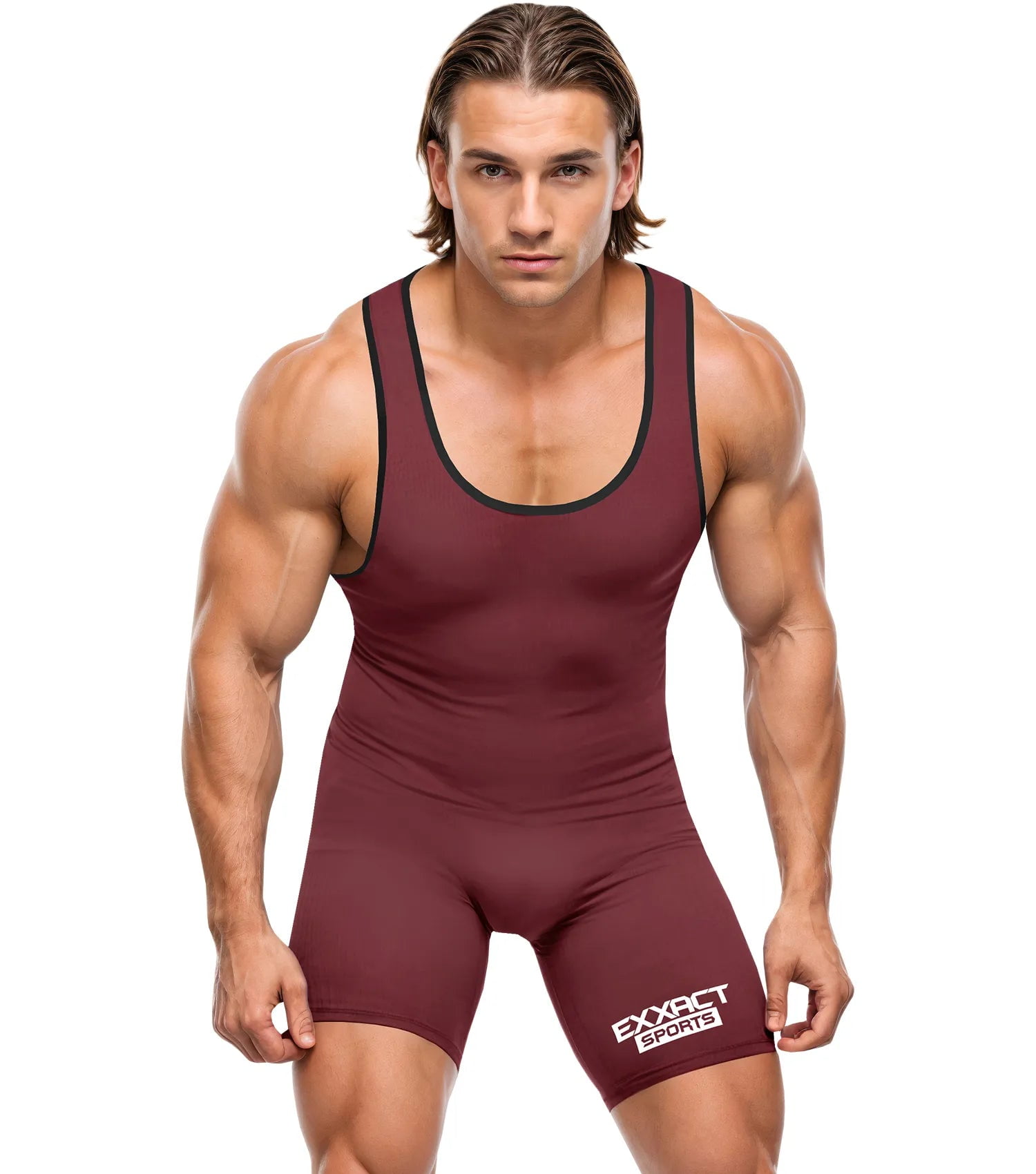 Exxact Sports Men's Wrestling Singlet, High Performance Powerlifting ...