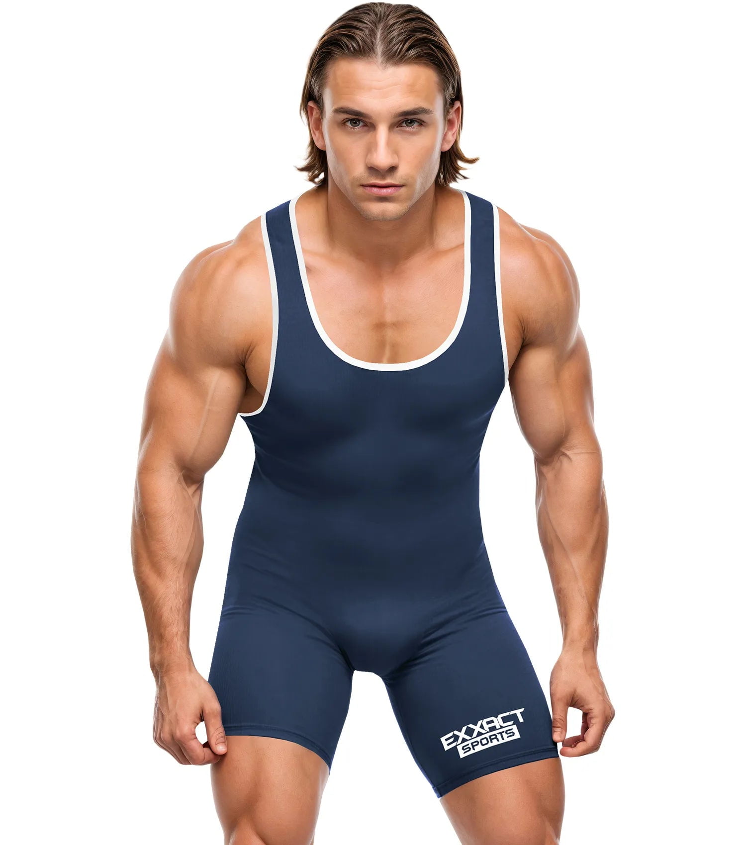 Exxact Sports Men's Wrestling Singlet, High Performance Powerlifting ...