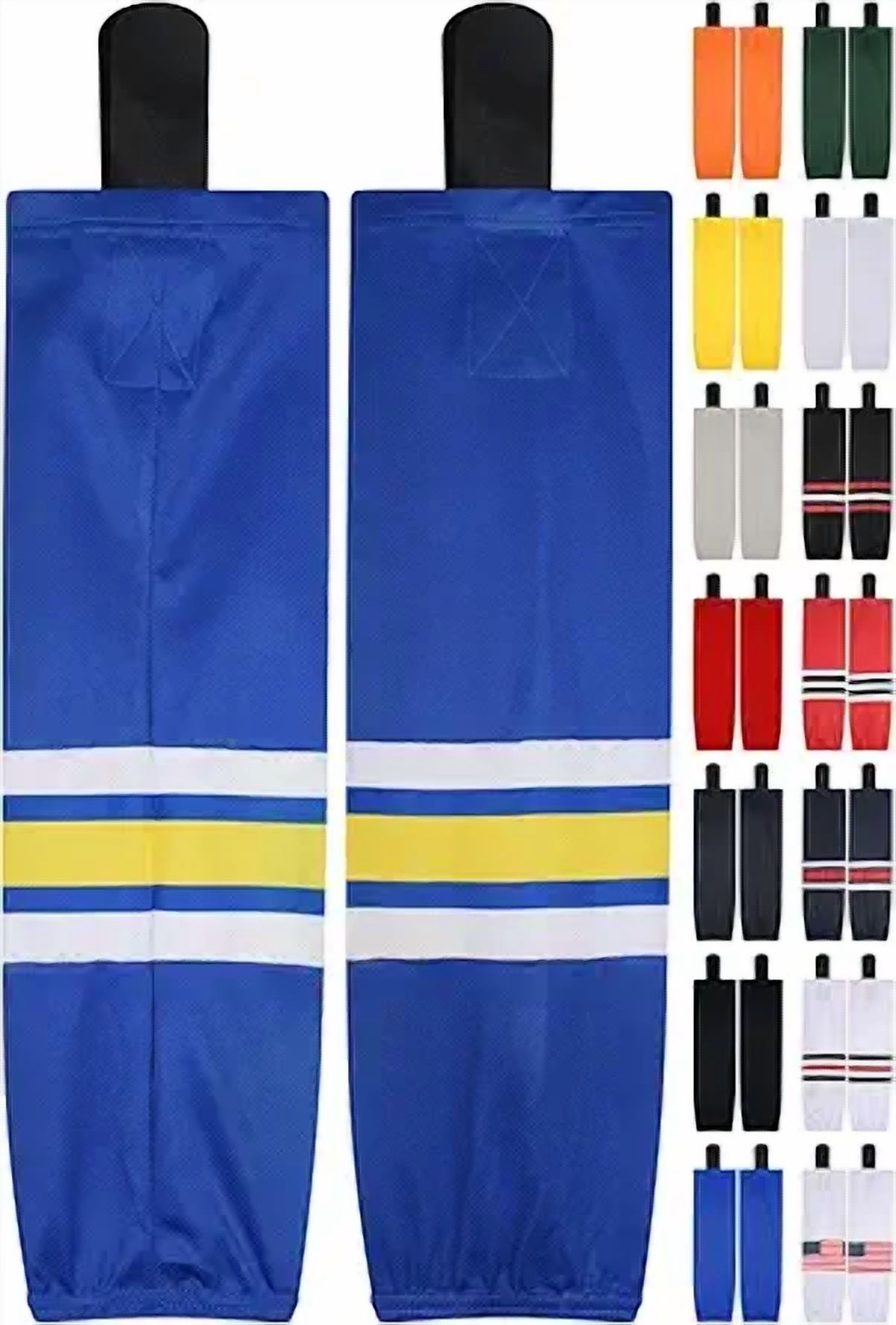 Exxact Sports Mesh Hockey Socks - Dry Fit Breathable Ice Hockey Socks ...