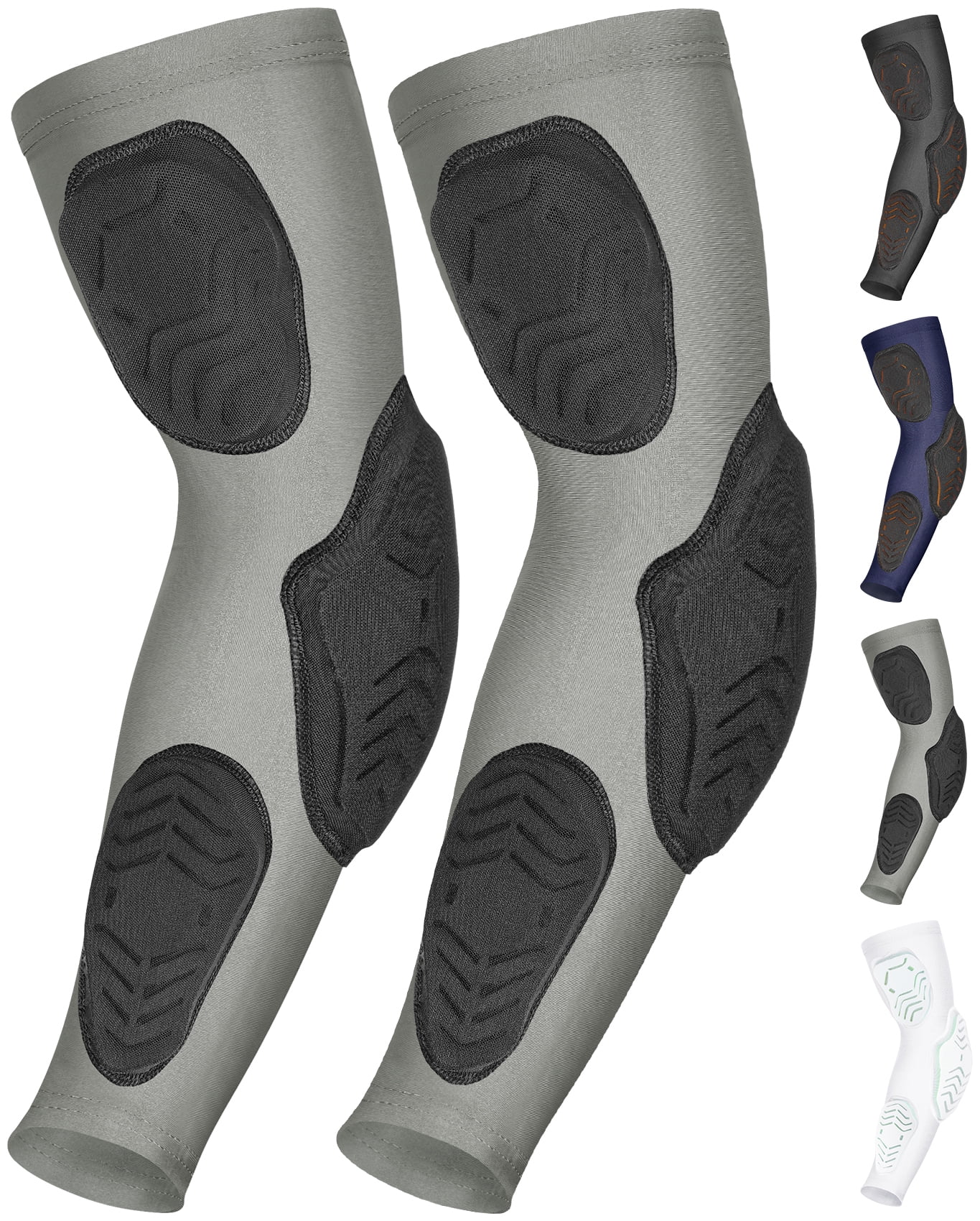 Exxact Sports Padded Arm Sleeves Football - 3-Pad Tricep Elbow Forearm ...