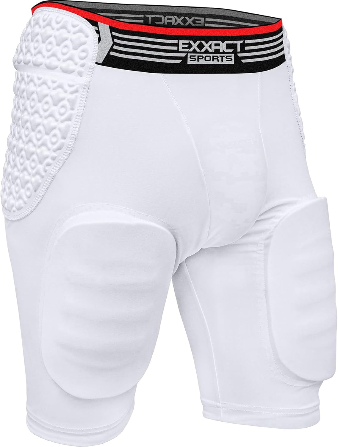 Exxact Sports Rebel 5-Pad Adult Football Girdle for Men with Integrated ...