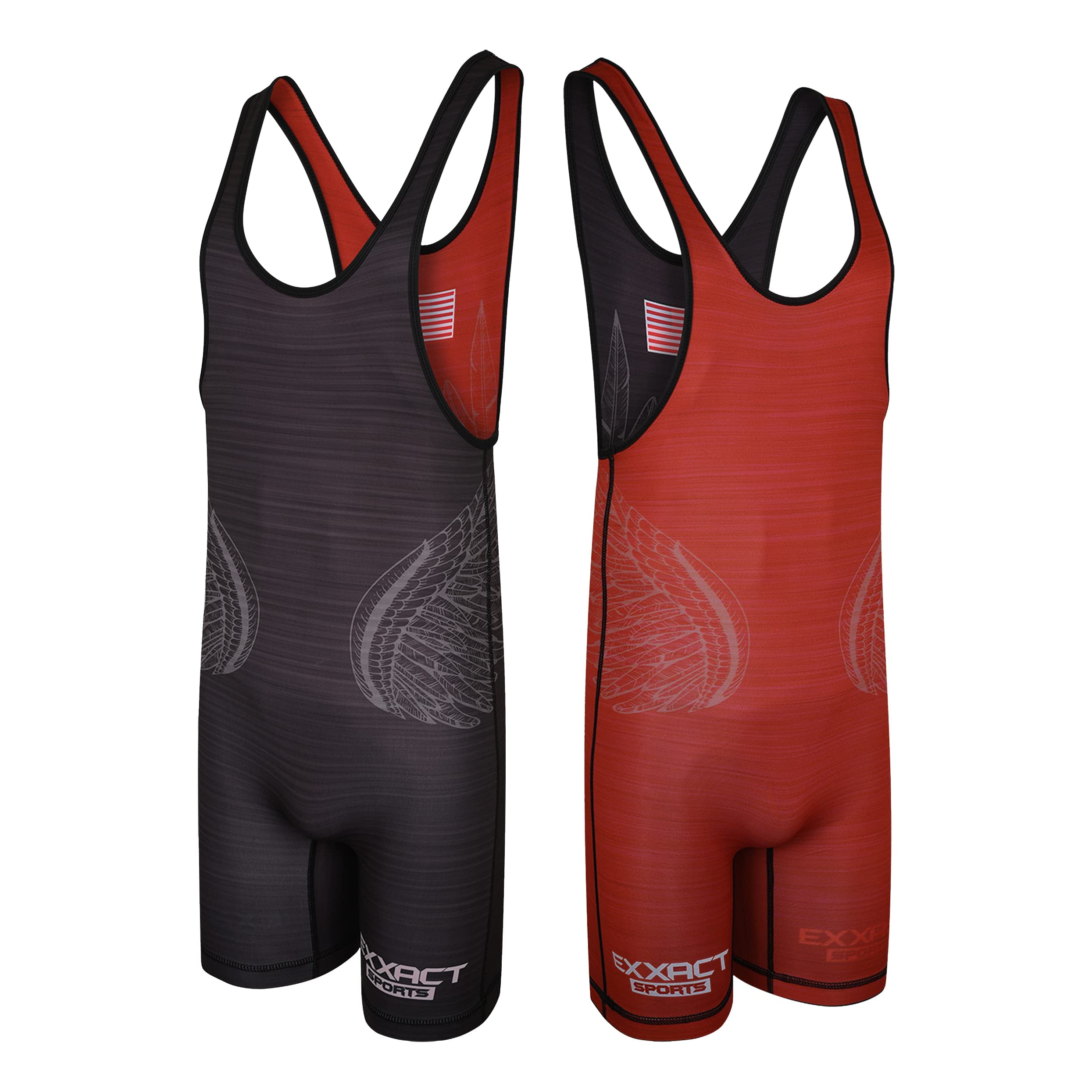 Exxact Sports Reversible Wrestling Singlet Men Single Ply - Youth ...