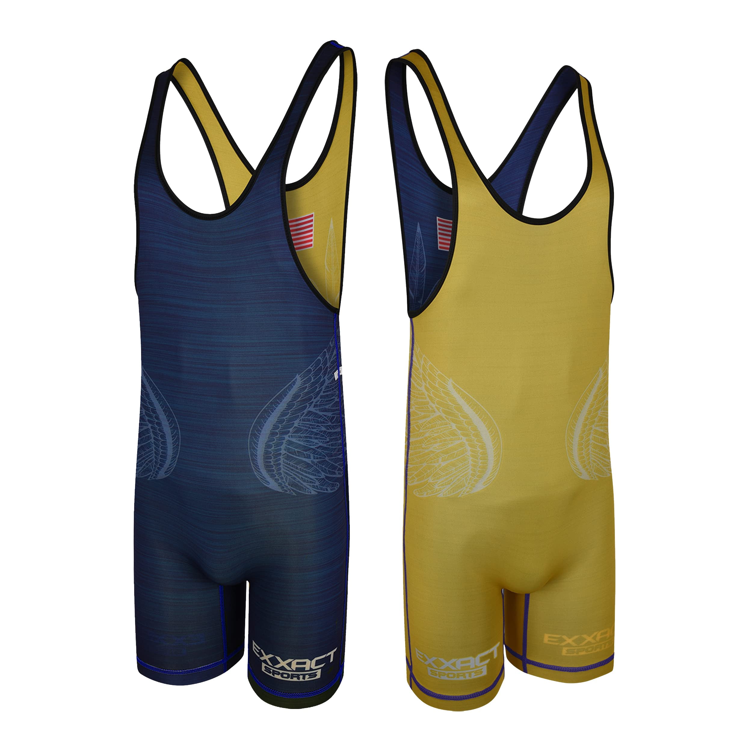 Exxact Sports Reversible Men's Wrestling Singlet, High-Performance ...