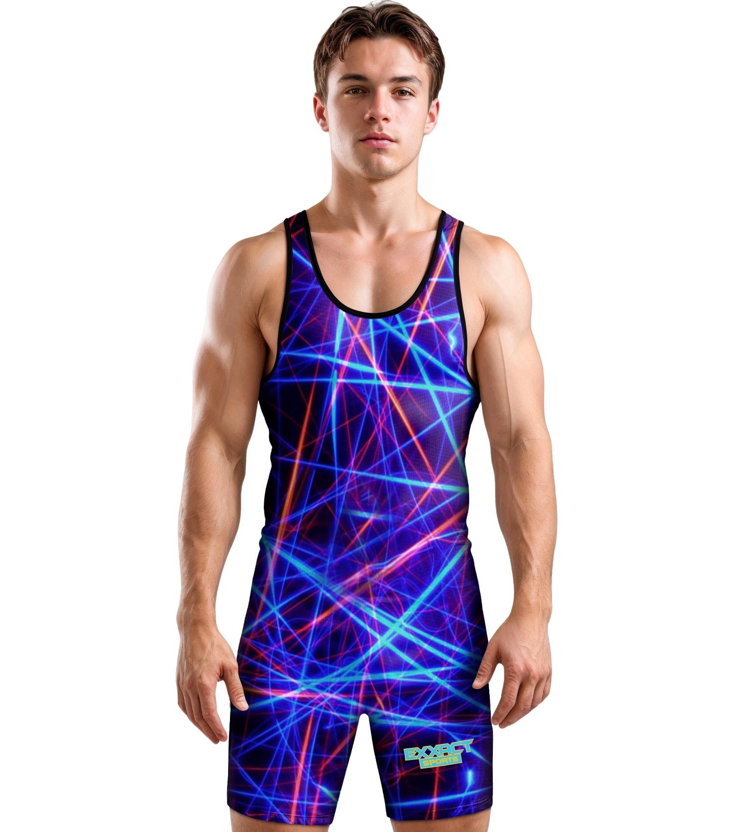 Exxact Sports Sublimated Men's Wrestling Singlet, High-Performance ...