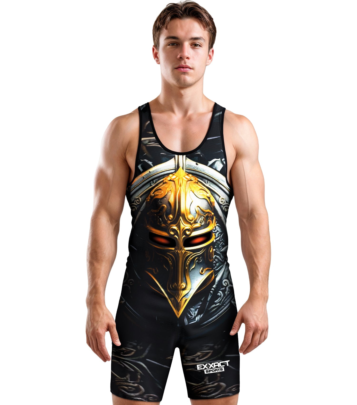 Exxact Sports Sublimated Men's Wrestling Singlet, High-Performance ...