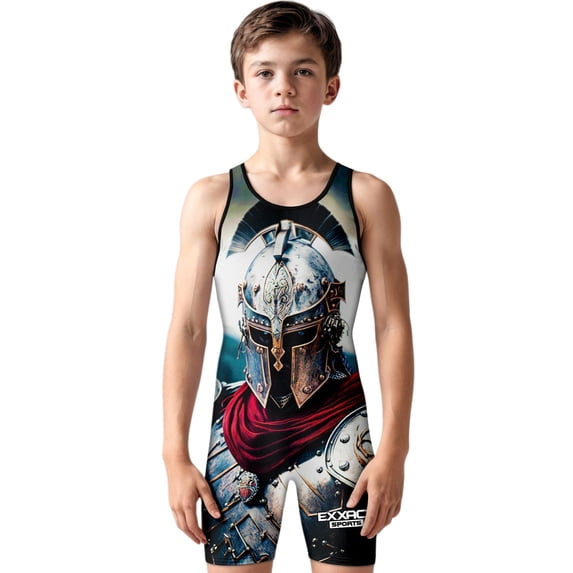 Exxact Sports Sublimated Youth Wrestling Singlet For Boys, Premium ...