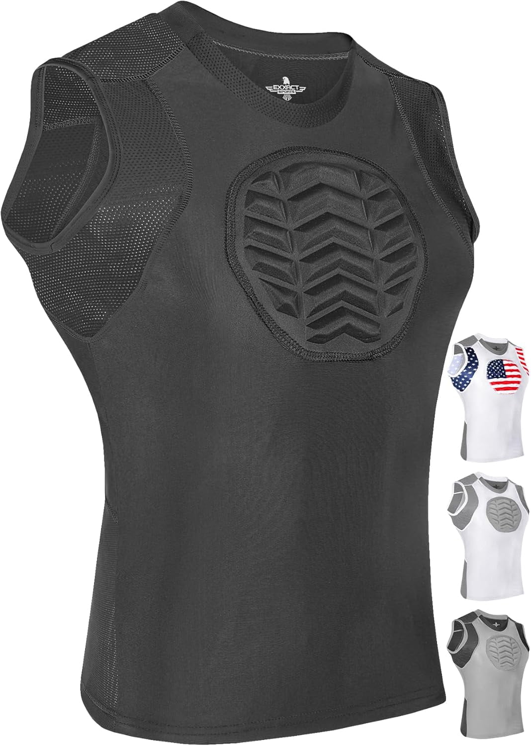 Exxact Sports Youth Baseball Chest Protector, Sternum Chest Guard ...