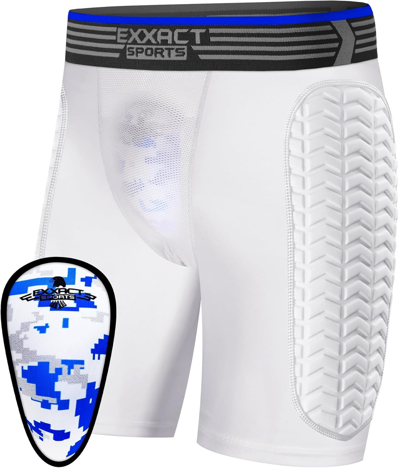 Exxact Sports Youth Baseball Sliding Shorts with Soft Athletic Cup ...