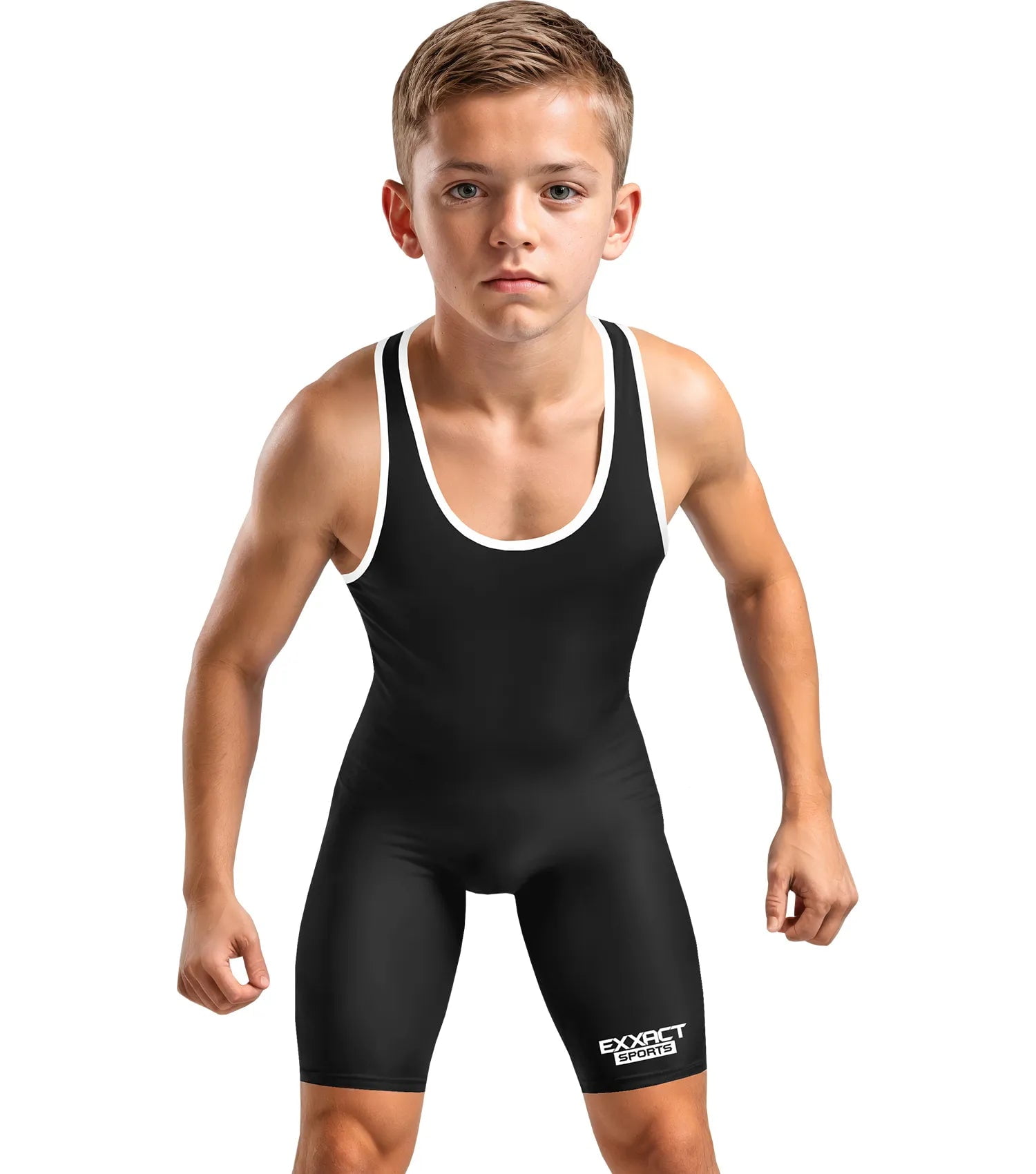 Exxact Sports Youth Wrestling Singlet For Boys, Premium Powerlifting ...