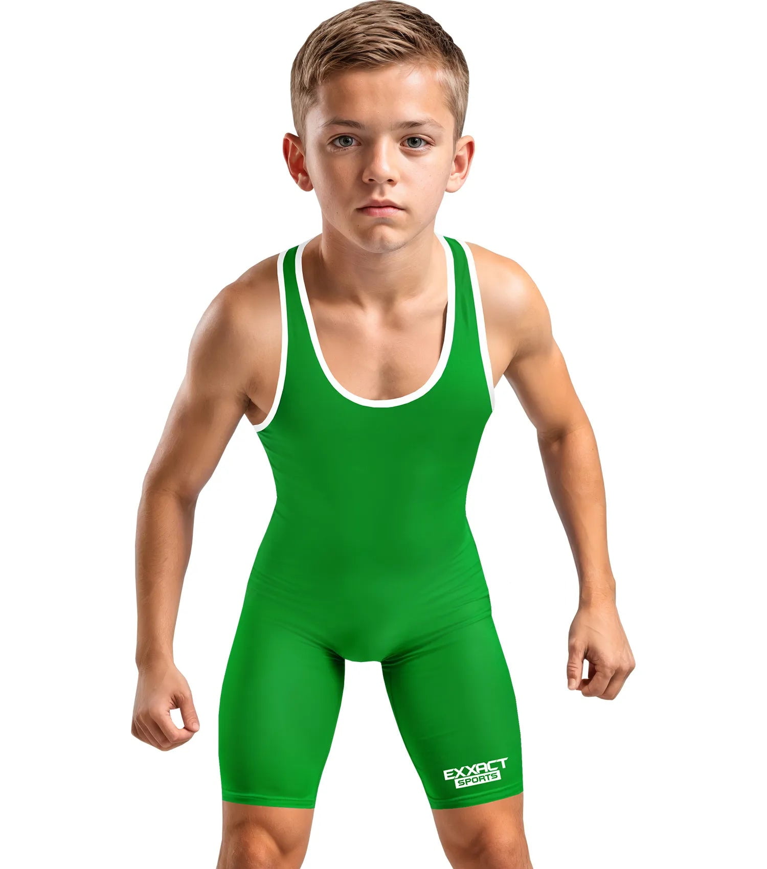 Exxact Sports Youth Wrestling Singlet For Boys, Premium Powerlifting ...