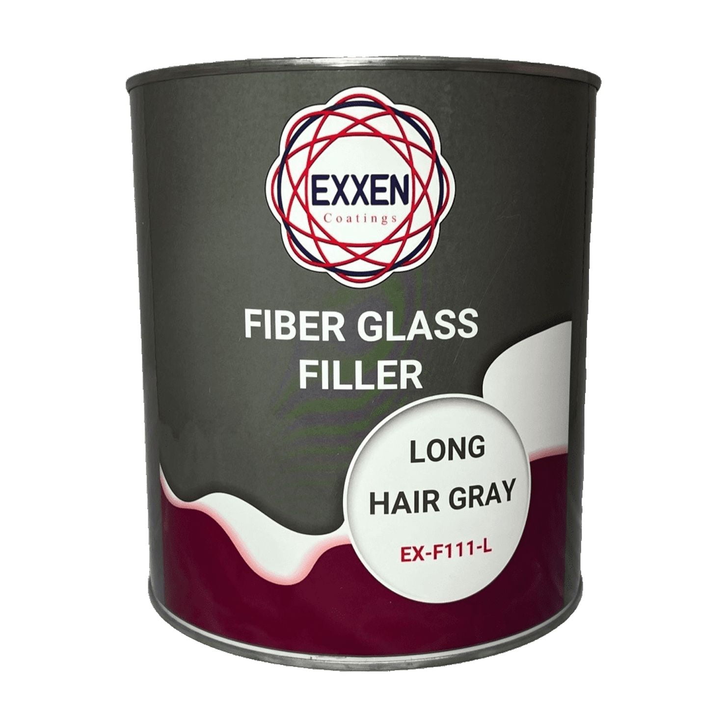Exxen Coatings Fiberglass Body Filler, Long Strand, Gray Color | 1 ...