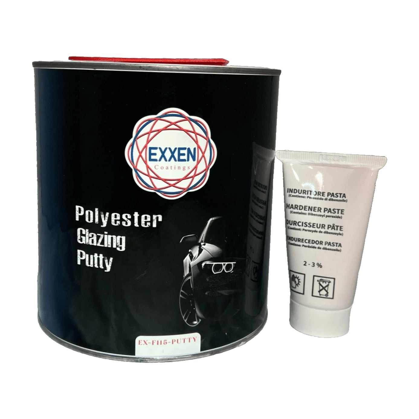 Exxen Coatings Polyester Glazing Putty 2L - Walmart.com