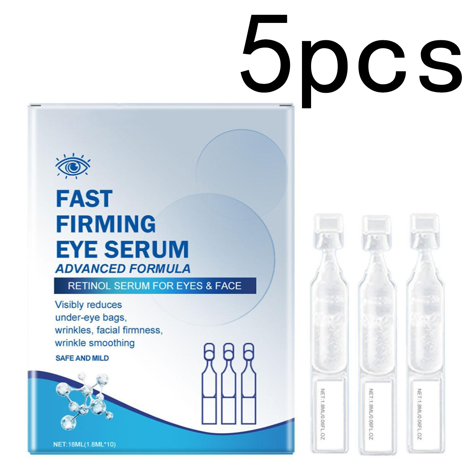 Under Eye Bags and Wrinkles,Eye Tightener,Rapid Reduction Serum,Instant ...