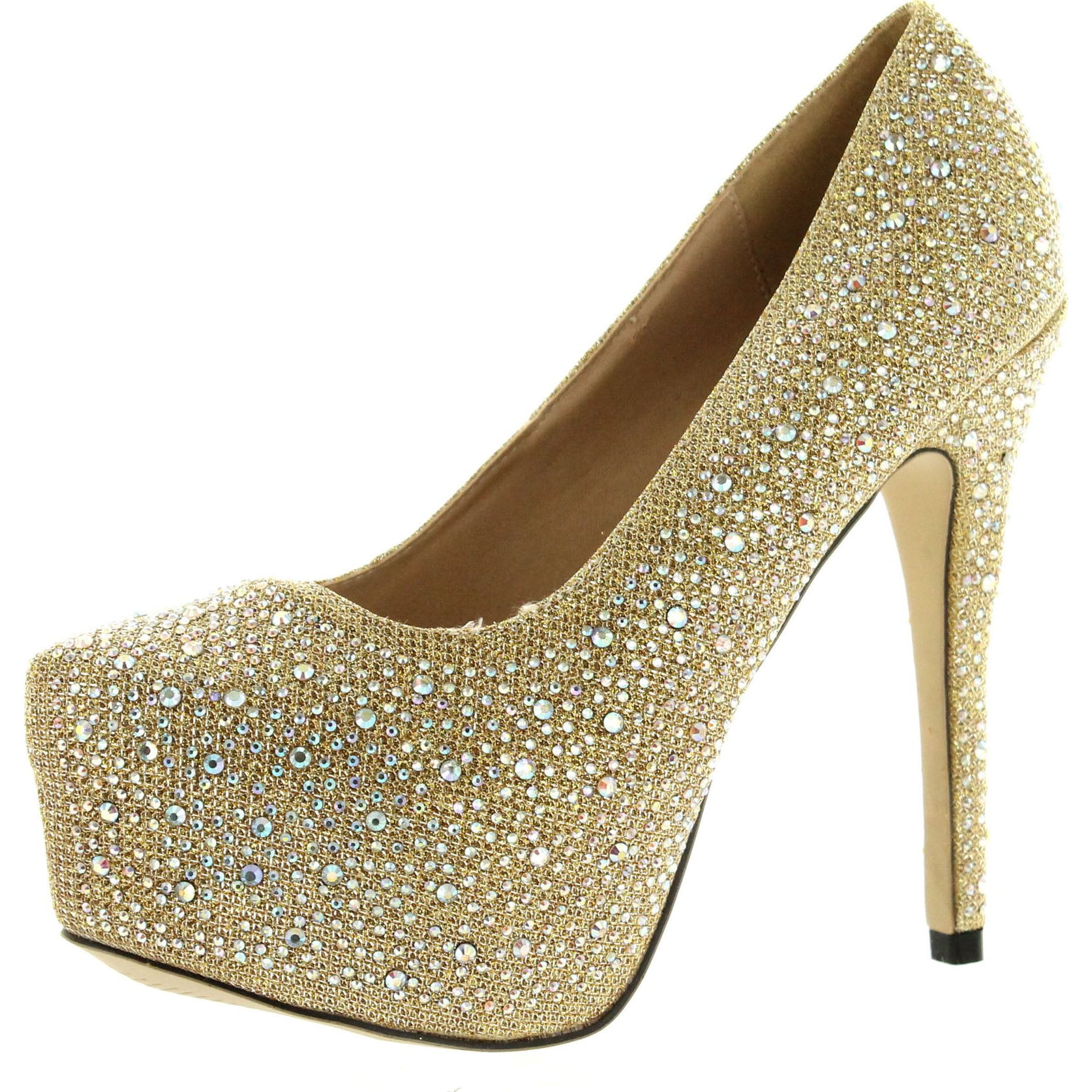 Eye Candie Womens Celine-85W Fashion Shiny New Design Platform Pump ...