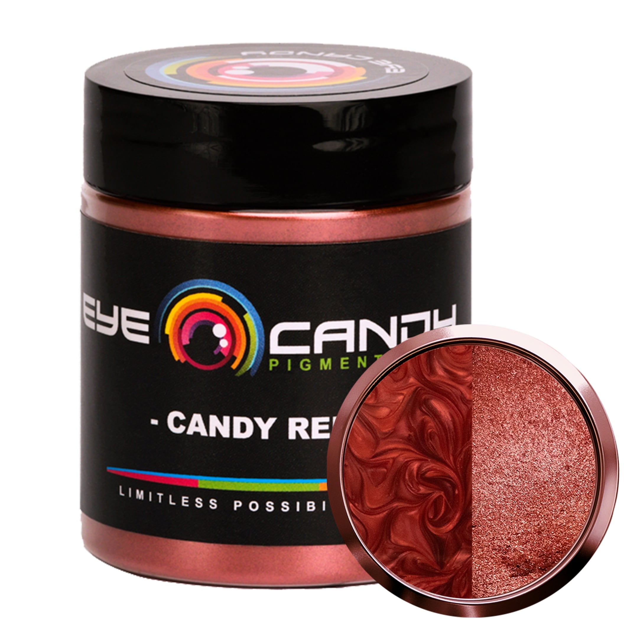 Eye Candy Mica Powder Pigment “Candy Red” (25g) Multipurpose DIY Arts ...