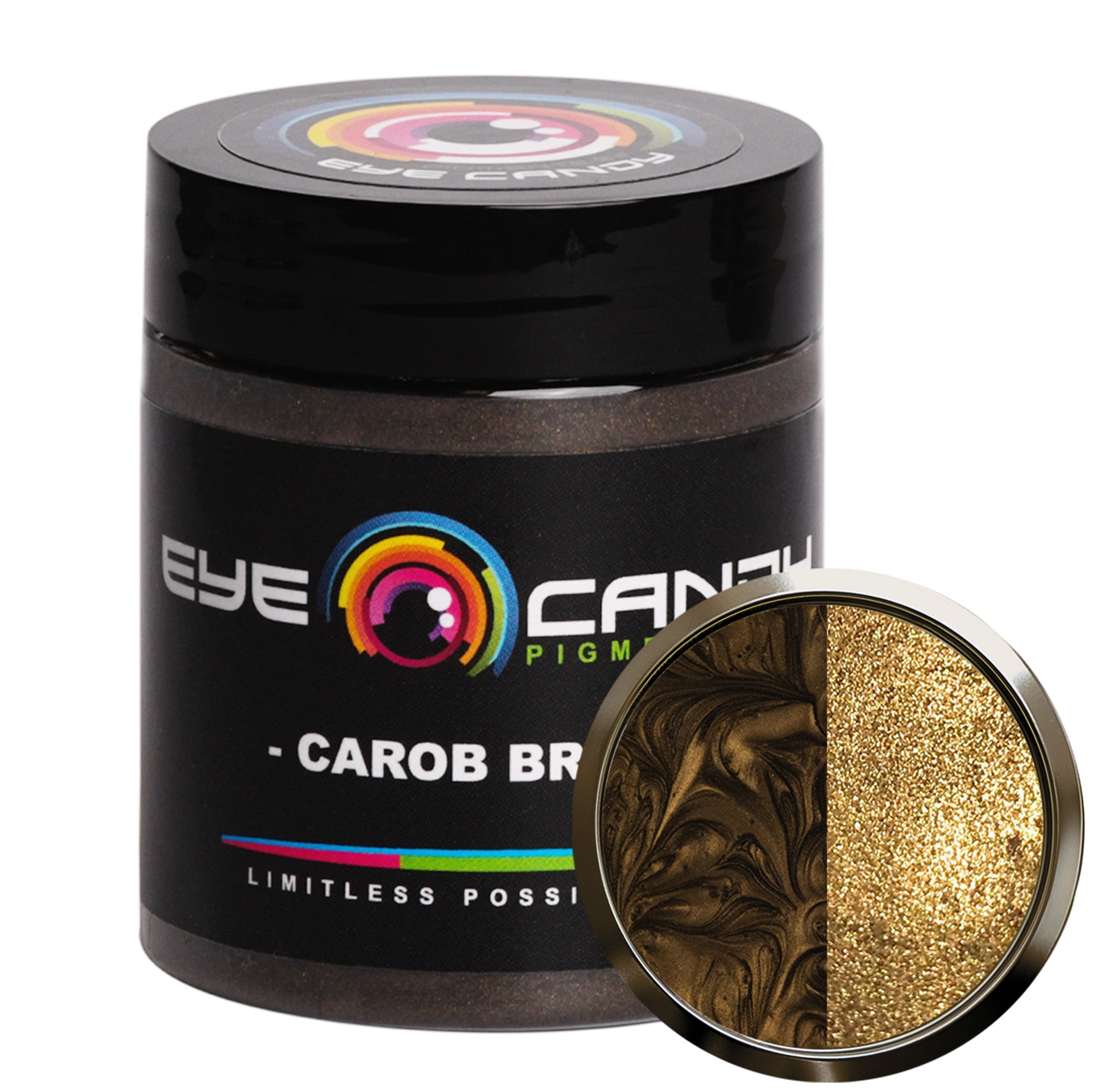 Eye Candy Mica Powder Pigment “Carob Brown” (25g) Multipurpose DIY Arts ...