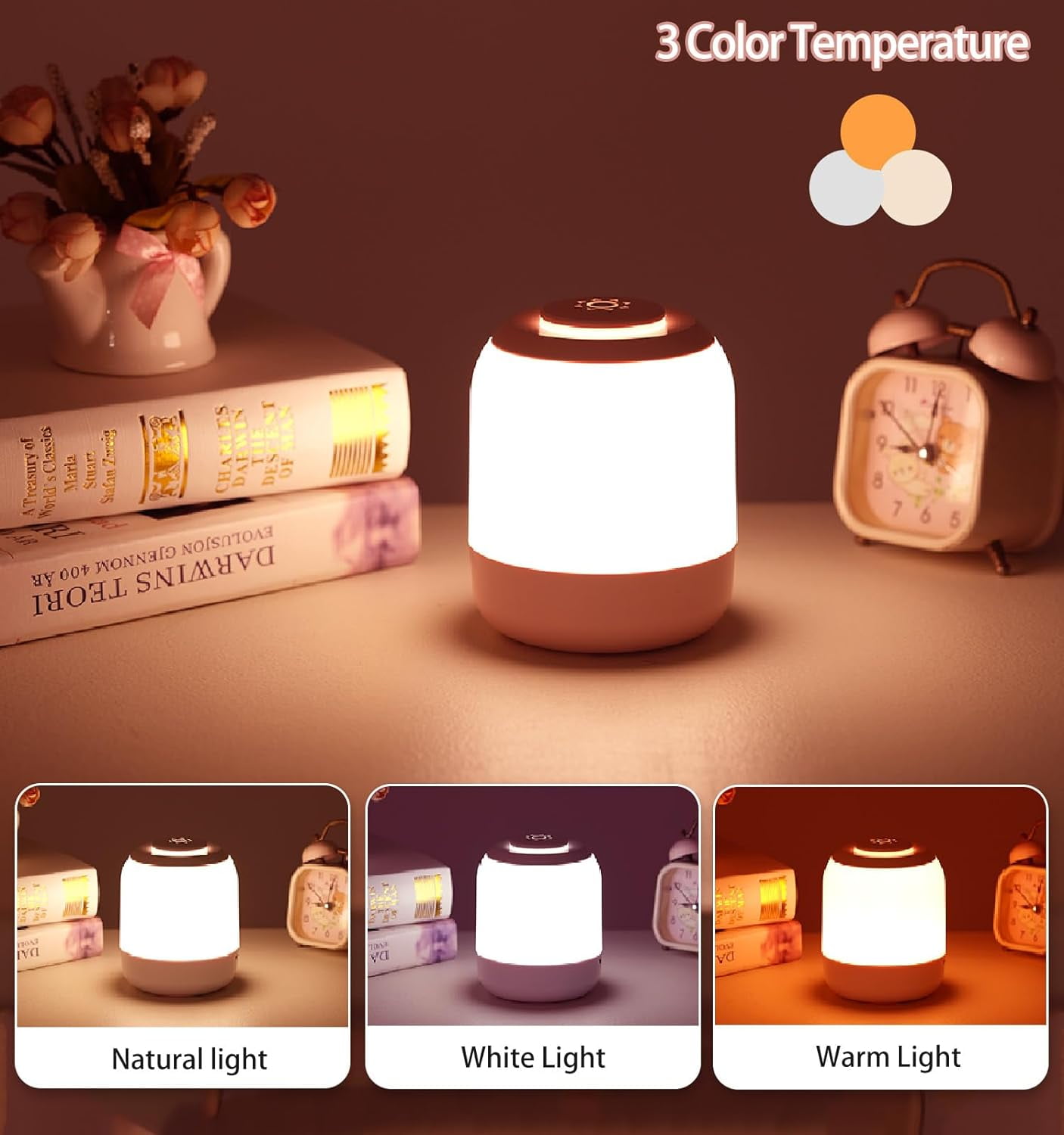 Eye Caring Soft Night Light, Touch night light for Baby, Kids and ...