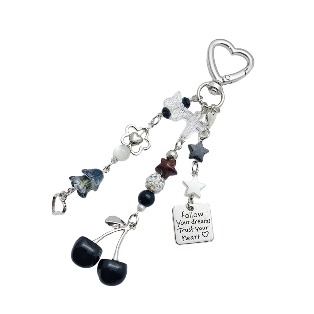 Eye Catching Cherry Keychain Adornment For Those Who Enjoy Mixing And ...