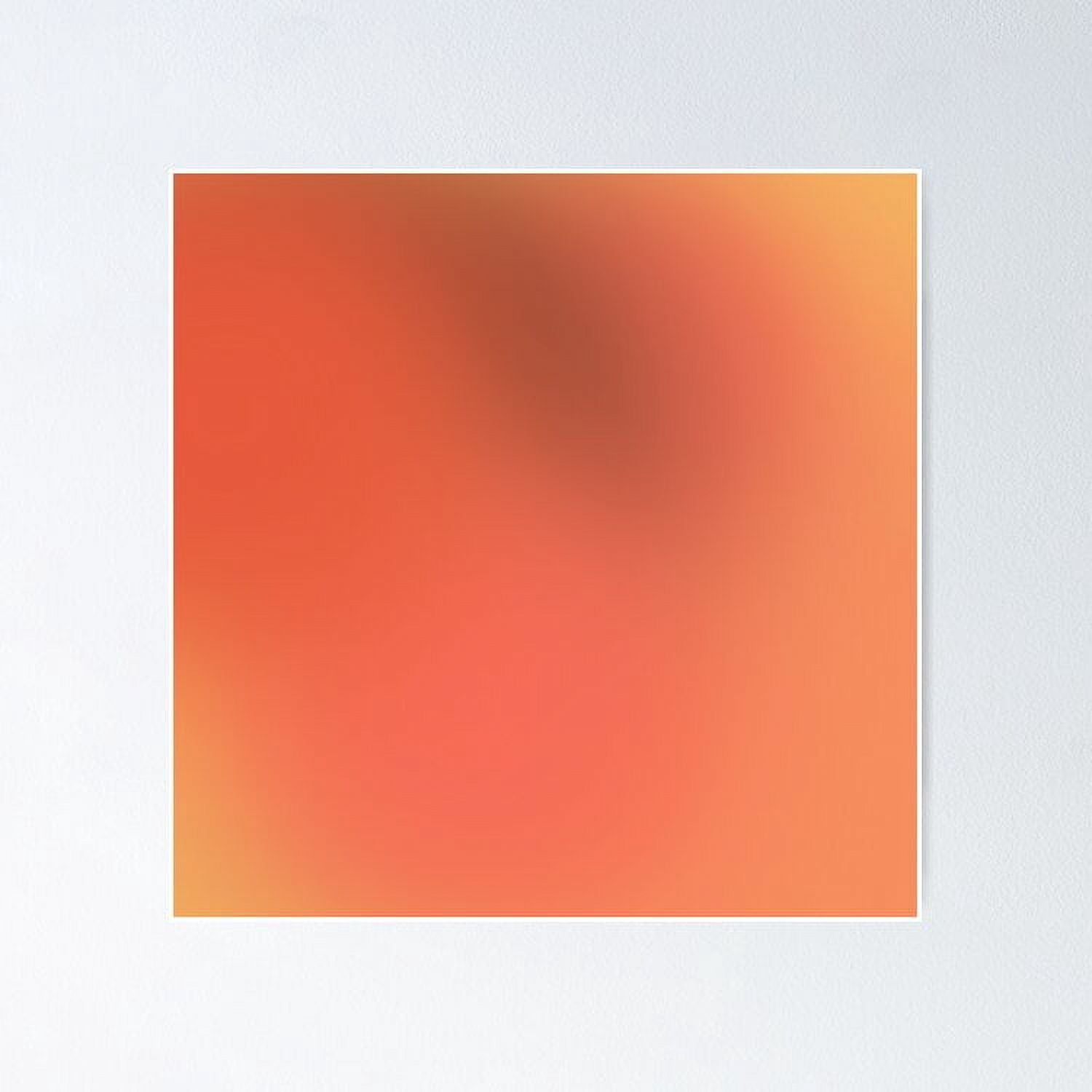 Eye Catching Color Fade Gradient Palette Blend Rorange UNFRAMED Poster ...
