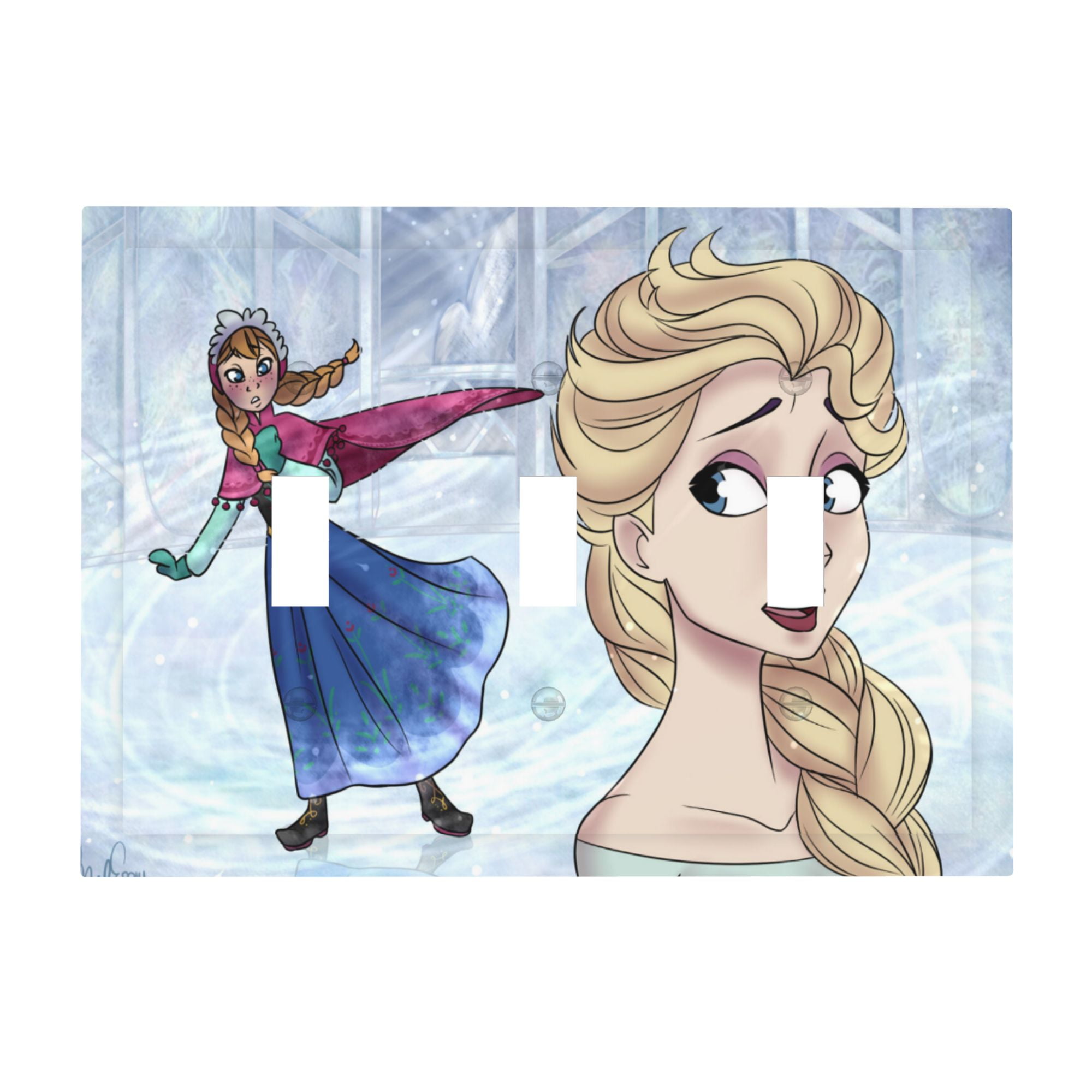 Eye - Catching! Frozen Cartoon Anime Meets Modern Triple Toggle Switch ...