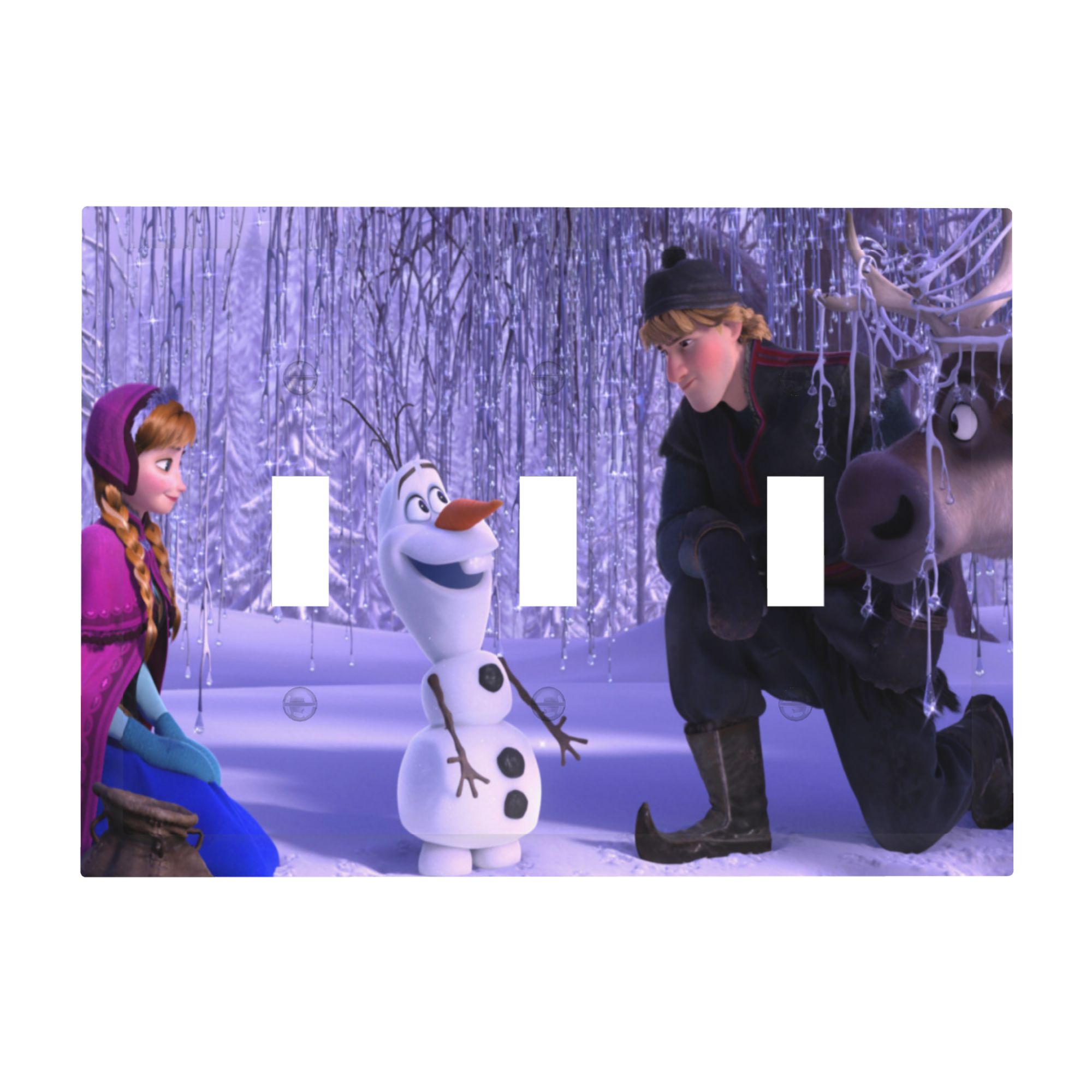 Eye - Catching! Frozen Cartoon Anime Meets Modern Triple Toggle Switch ...
