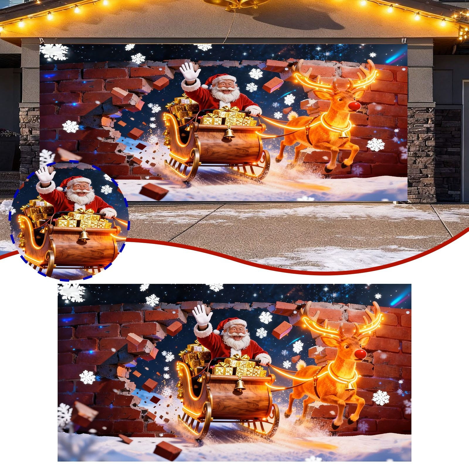 Eye Catching Garage Banners with Rich Festive Colors and Patterns to ...