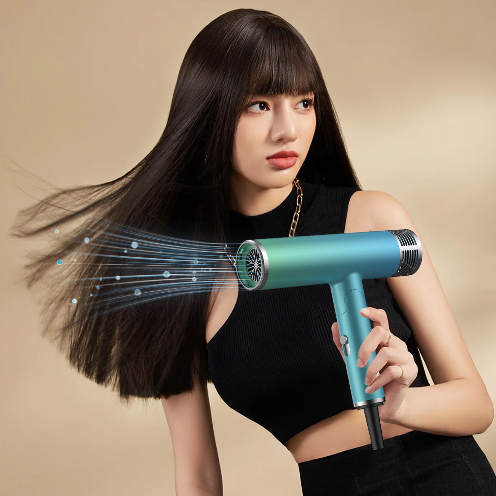 Eye-Catching Gift for Women Foldable Hair Dryer Hair Dryer, Lightweight Travel Hairdryer for ...