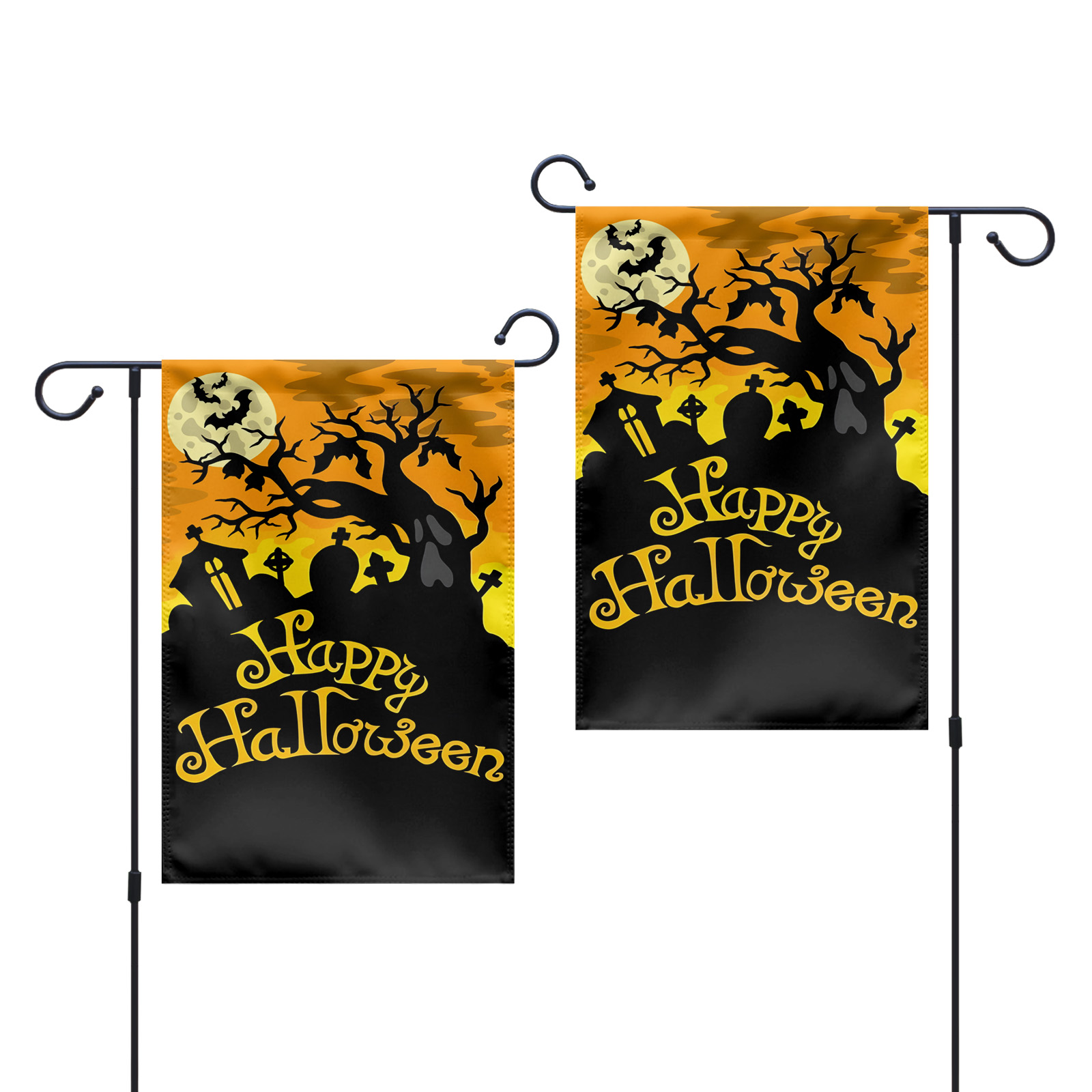 Eye-Catching Halloween Cartoon Style Garden Flag – Perfect Home ...