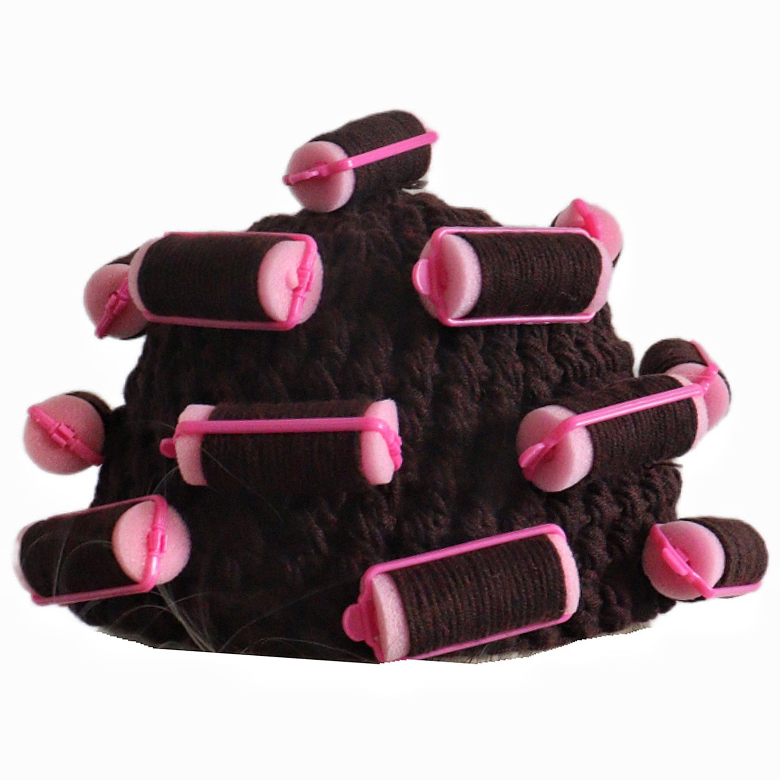 Eye Catching Landlady Perm Caps for Adult Teens Costume Curly Hair Hat ...