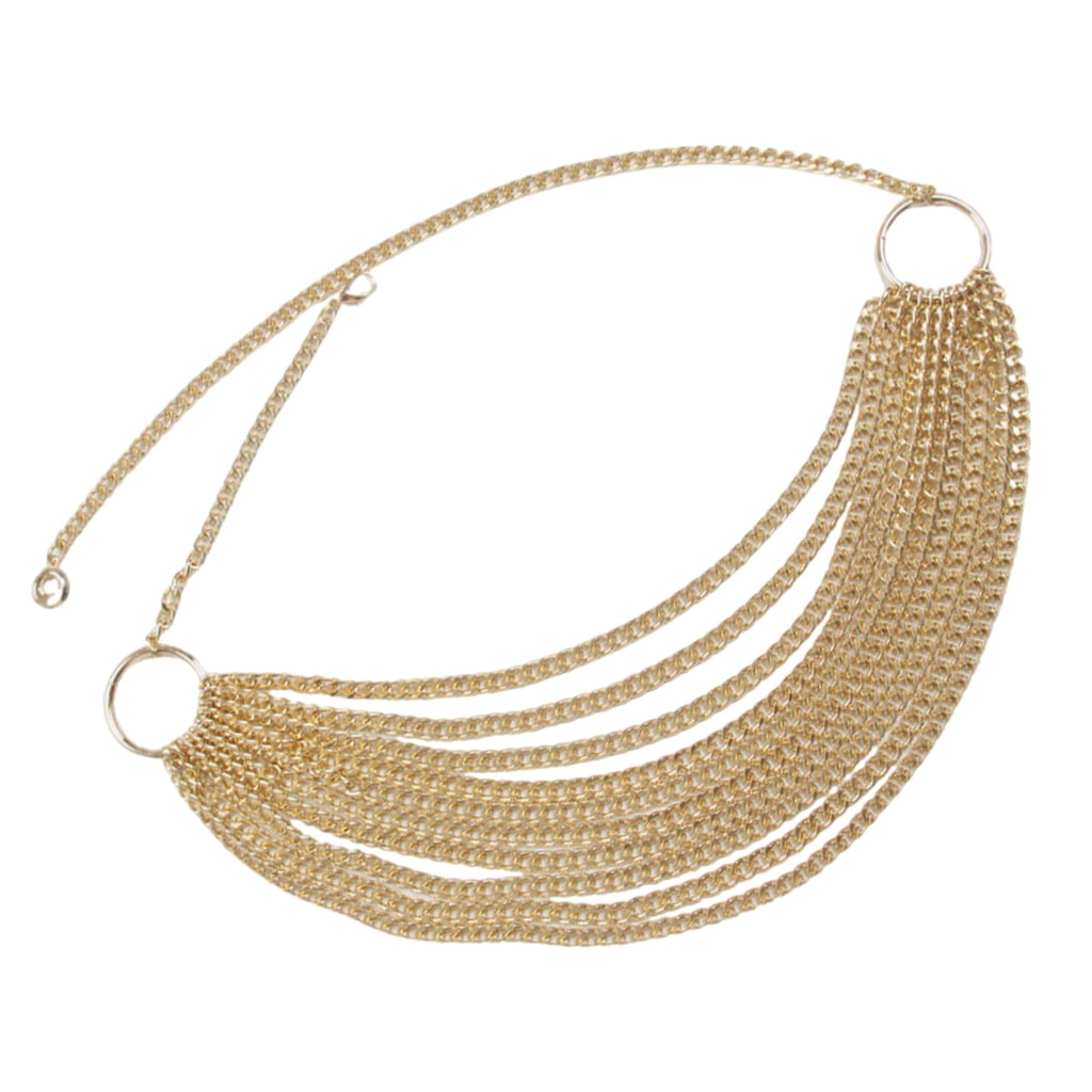 Eye Catching Multi Layer Chain Belt Waist Chain Charm For Style Statements - Walmart.com