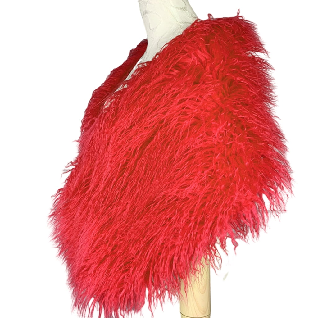 Eye-Catching Plush Shawl for Woman 1920s Style Plush Shrug - Walmart.com