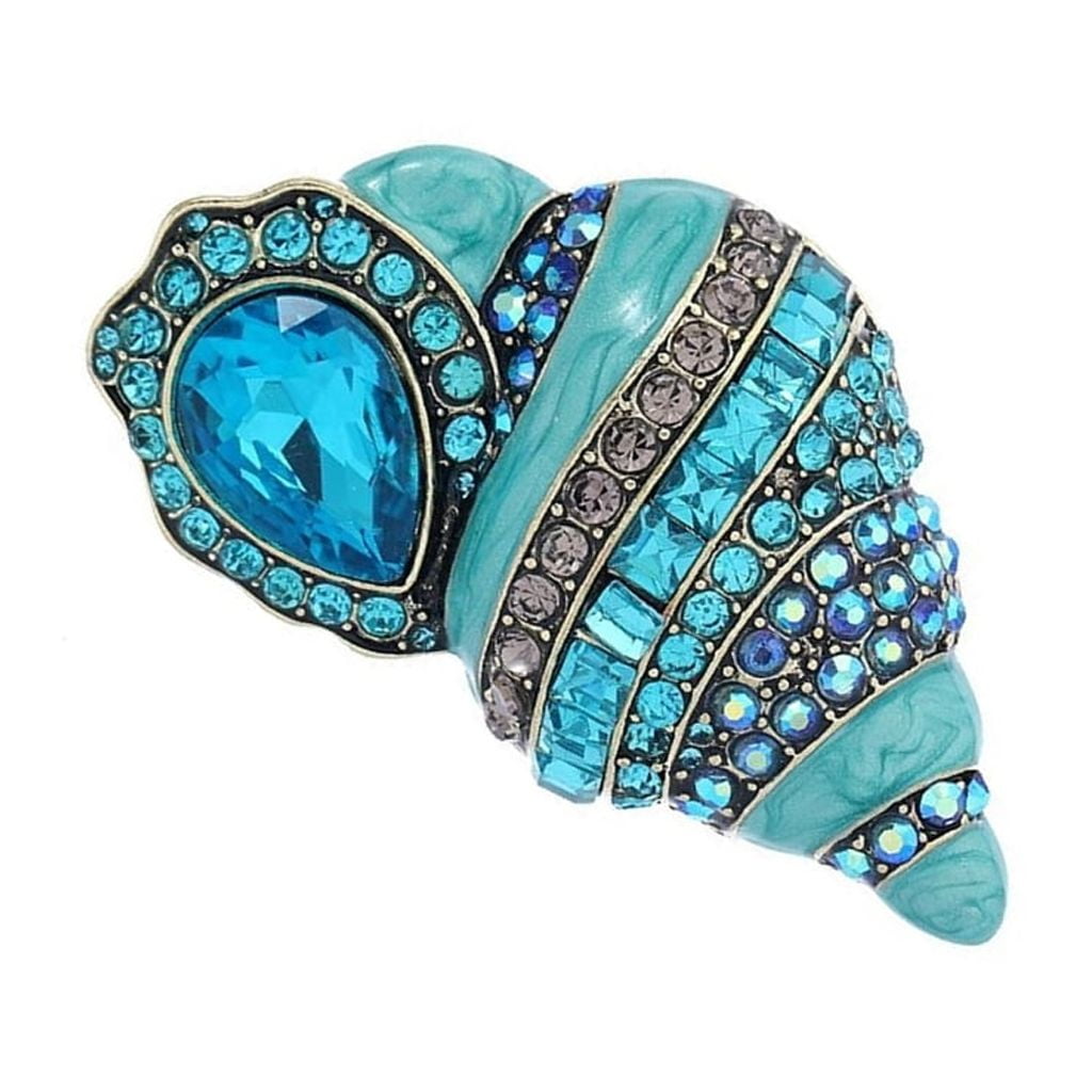 Eye Catching Rhinestones Conch Pin for Themed Parties and Performances ...