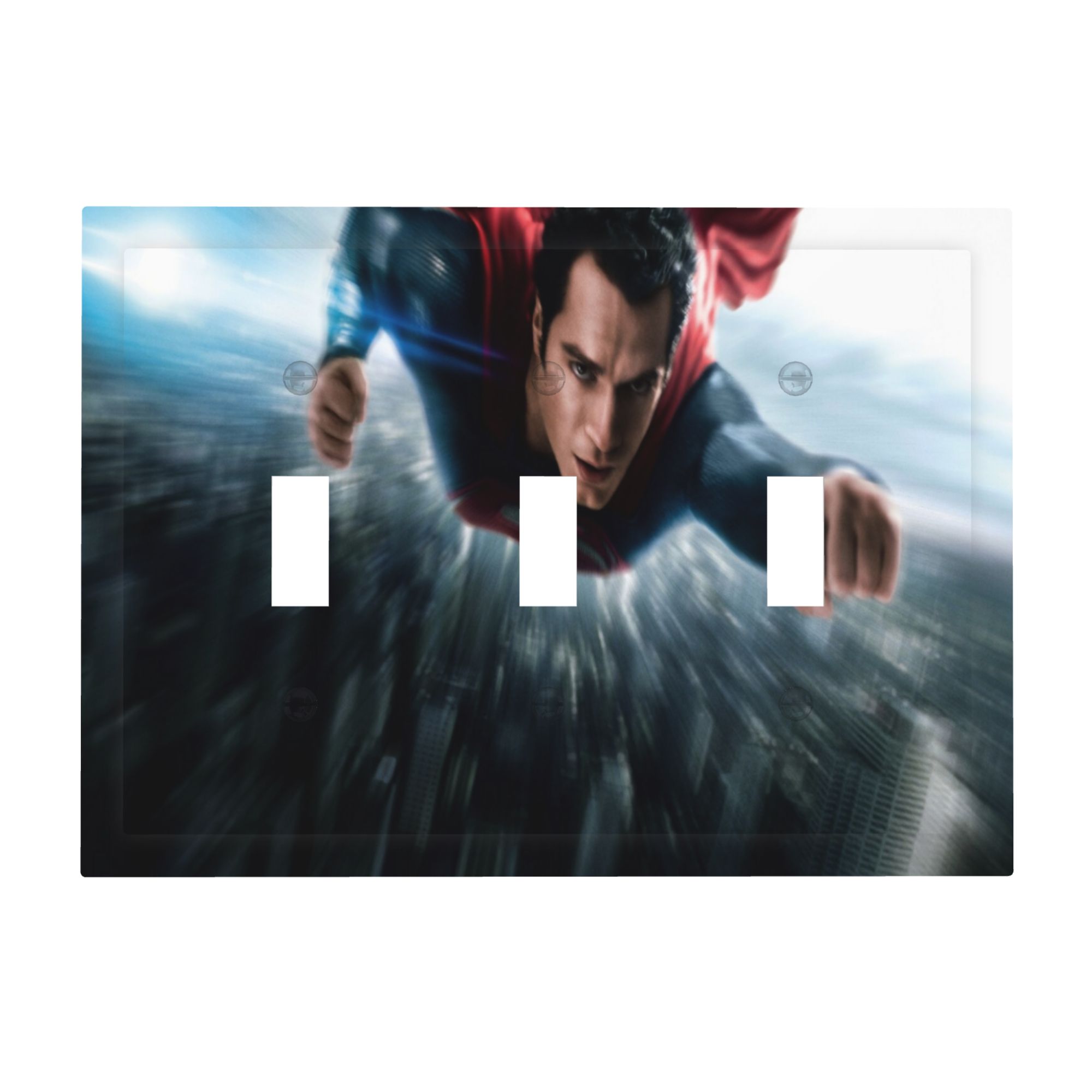 Eye - Catching! Superman Cartoon Anime Meets Modern Triple Toggle ...