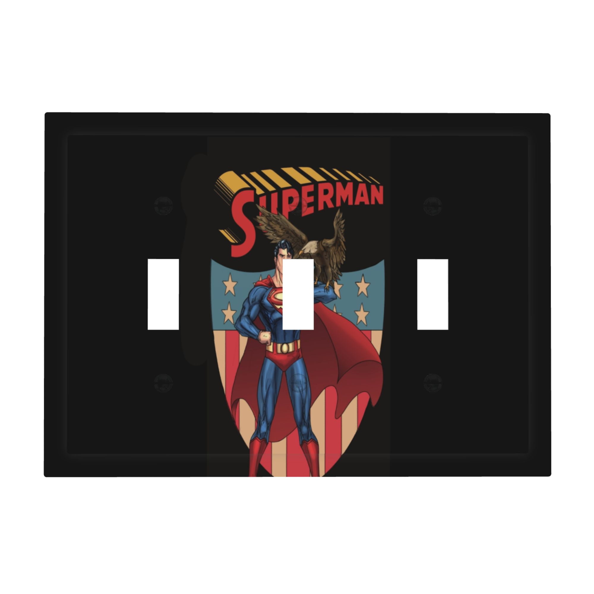 Eye - Catching! Superman Cartoon Anime Meets Modern Triple Toggle ...