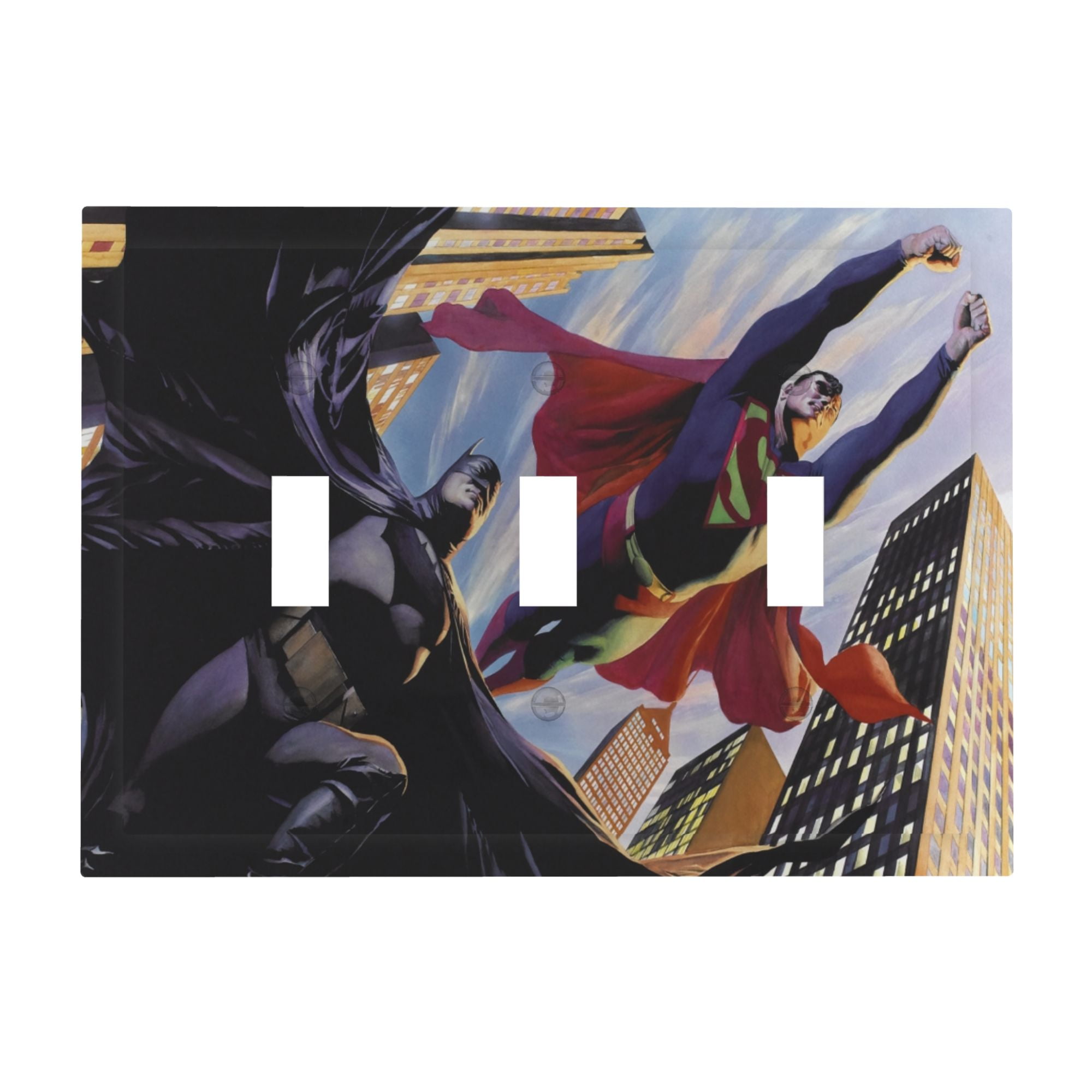 Eye - Catching! Superman Cartoon Anime Meets Modern Triple Toggle ...