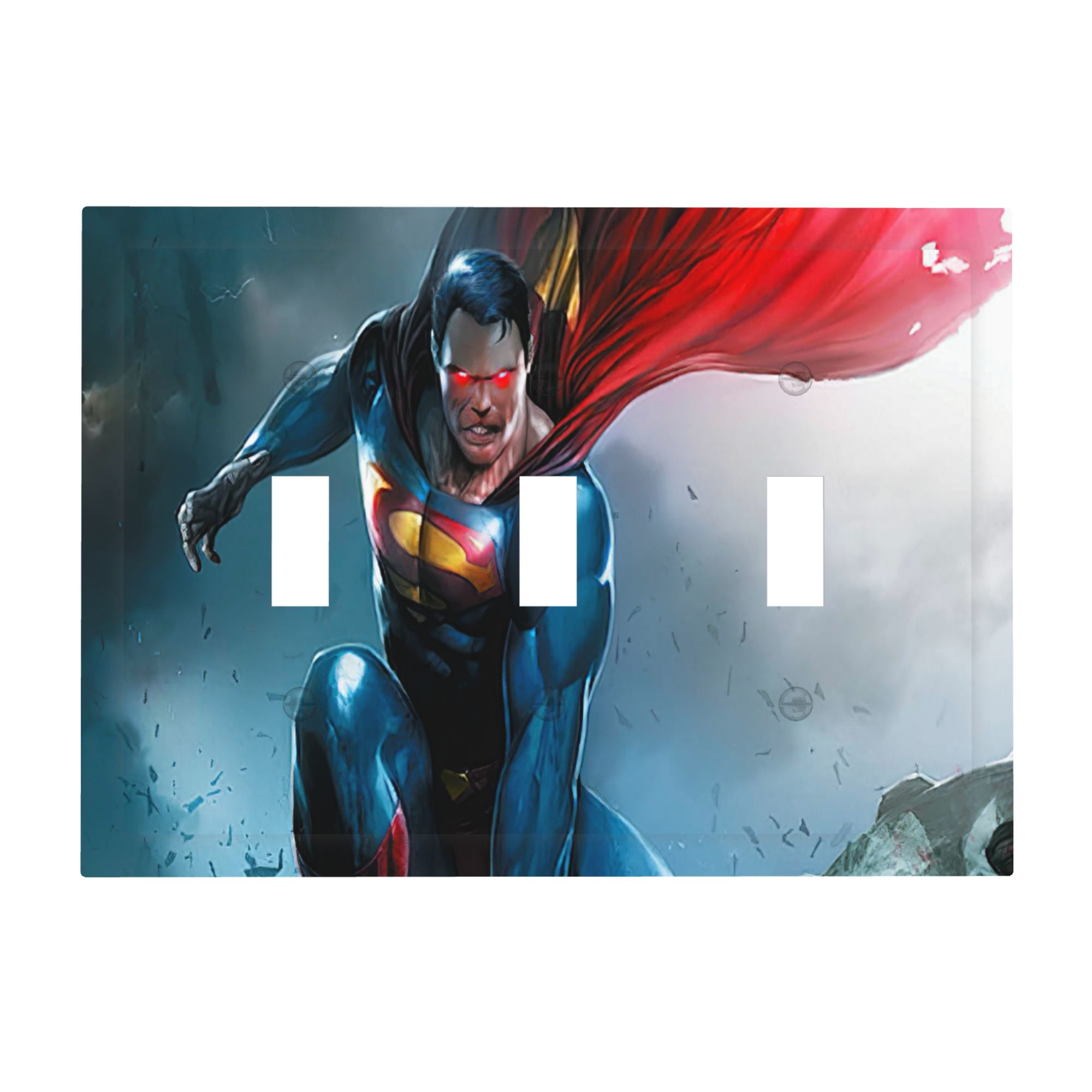 Eye - Catching! Superman Cartoon Anime Meets Modern Triple Toggle ...