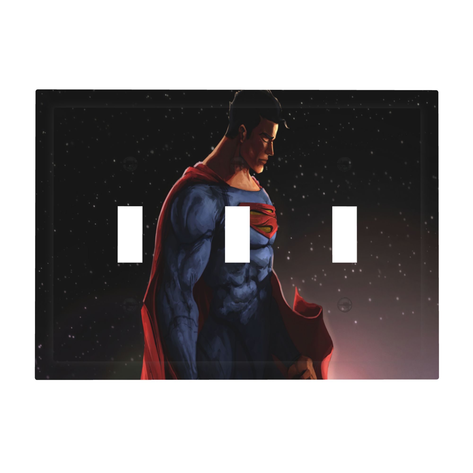 Eye - Catching! Superman Cartoon Anime Meets Modern Triple Toggle ...