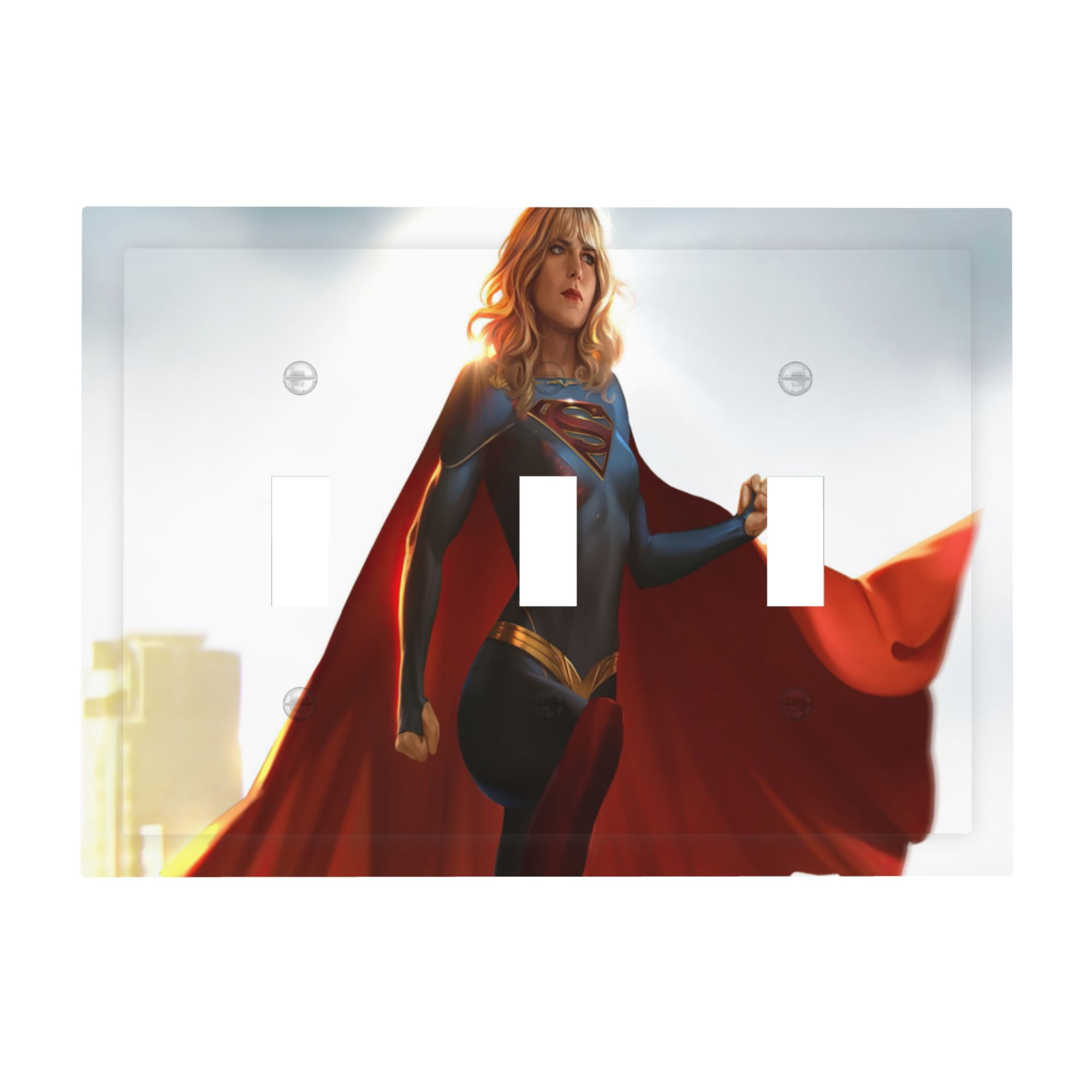 Eye - Catching! Superman Cartoon Anime Meets Modern Triple Toggle ...