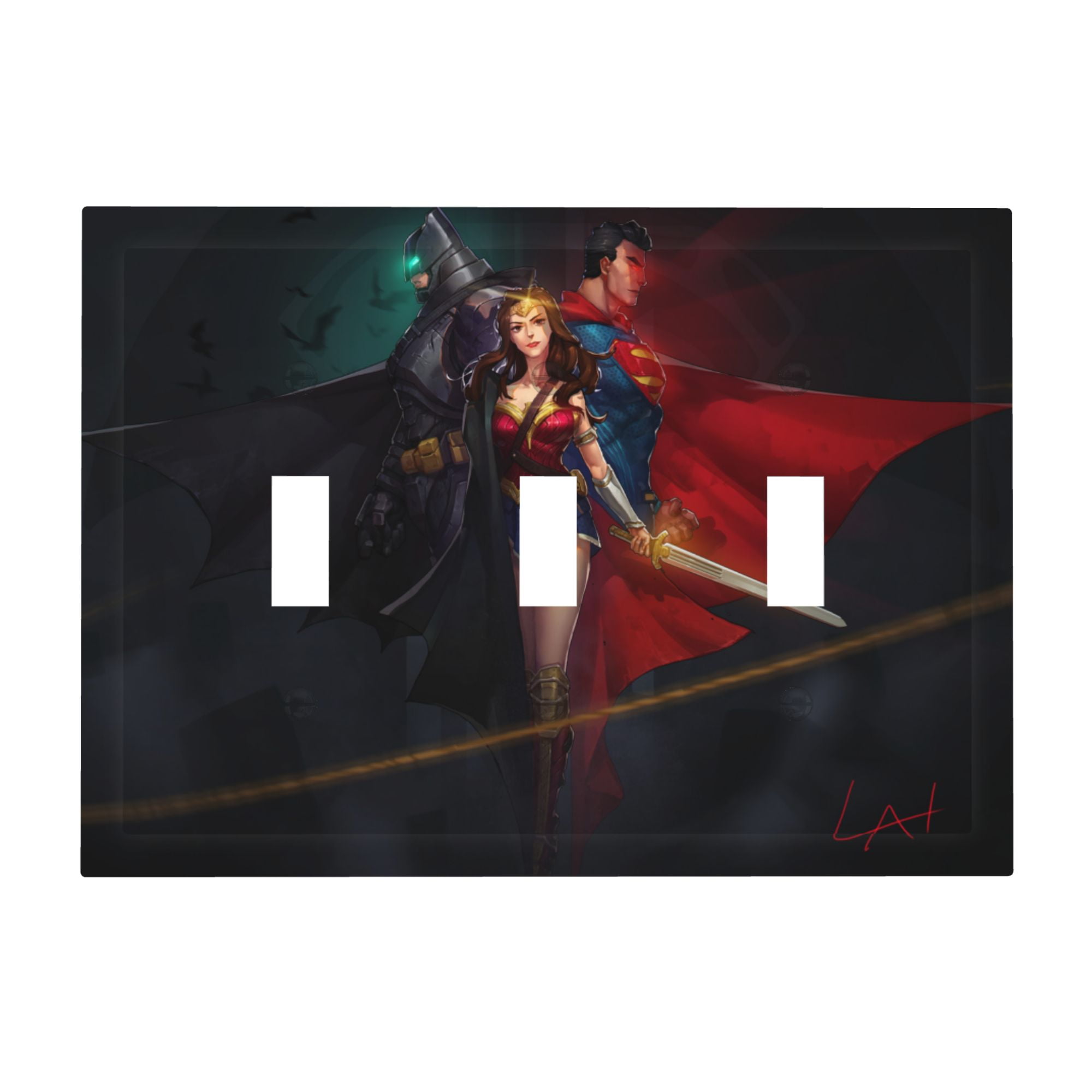 Eye - Catching! Superman Cartoon Anime Meets Modern Triple Toggle ...