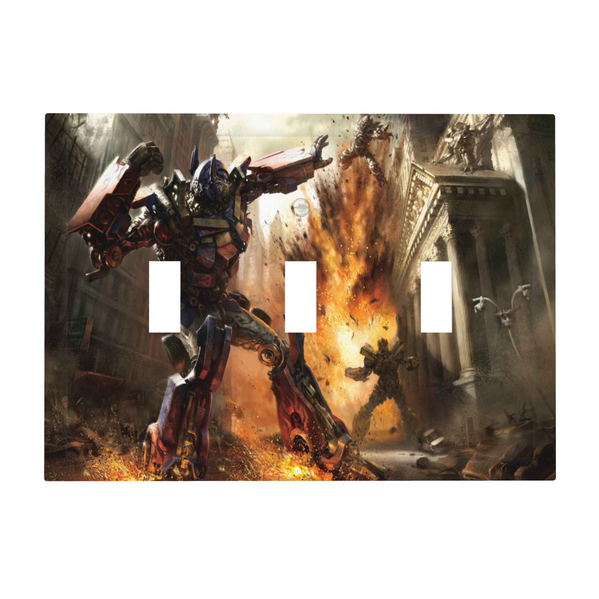 Eye - Catching! Transformers Cartoon Anime Meets Modern Triple Toggle ...